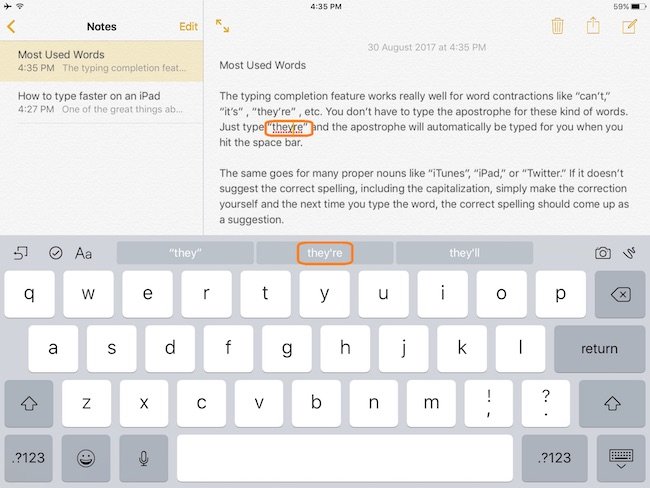 How To Type Faster On An IPad The Complete Guide IPadable